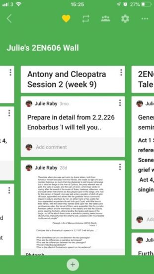 Case Study: Padlet as a Tool to Design Learning - Technology Enhanced Learning
