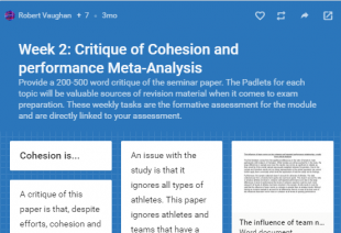 Case Study: Padlet - Technology Enhanced Learning