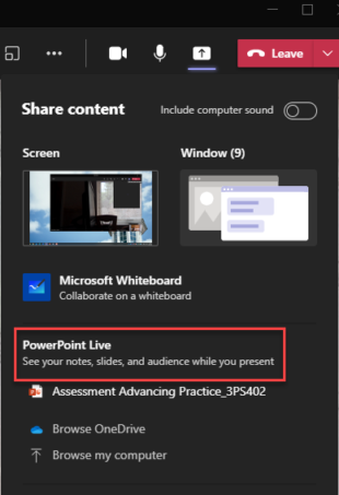 PowerPoint Live now available in Microsoft Teams - Technology Enhanced ...