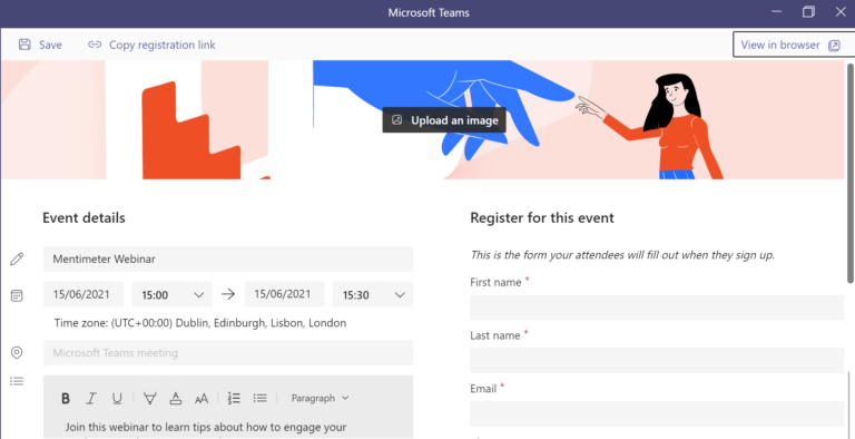 Introducing Webinars in Microsoft Teams - Technology Enhanced Learning