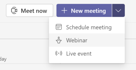 Introducing Webinars in Microsoft Teams - Technology Enhanced Learning