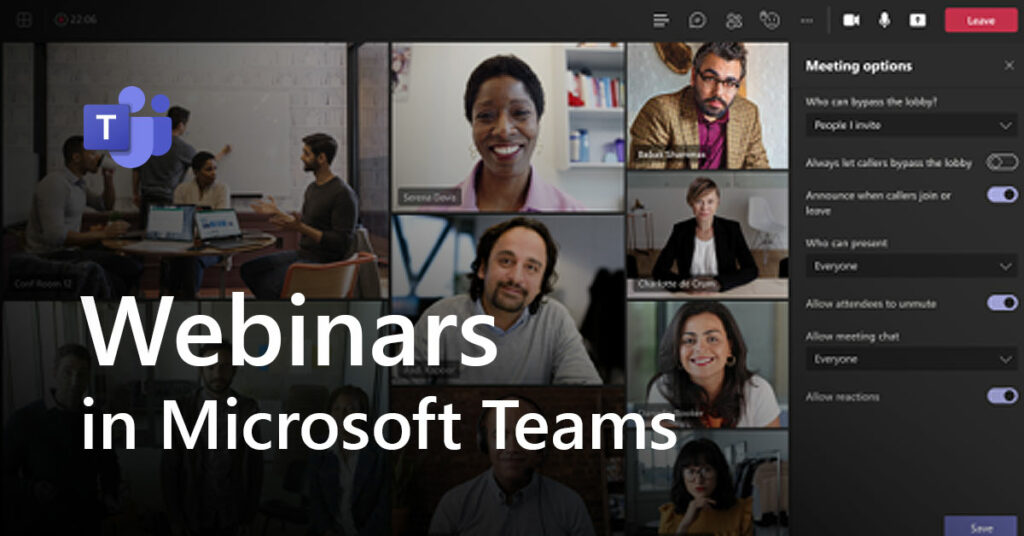 Introducing Webinars in Microsoft Teams - Technology Enhanced Learning Introducing Webinars in Microsoft Teams - Technology Enhanced Learning