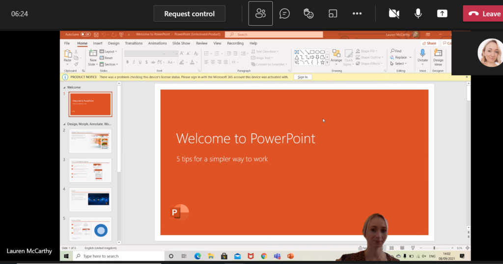 MS Teams New Presenting Features - Technology Enhanced Learning