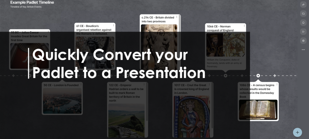 Quickly convert your Padlet to Presentations - Technology Enhanced Learning